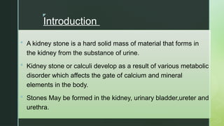 Renal calculi AHN-2 Adult Health Nursing | PPTX