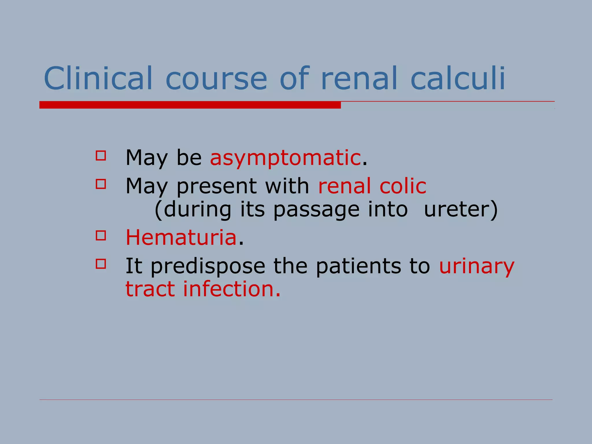 Renal calculi and hydronephrosis | PPT
