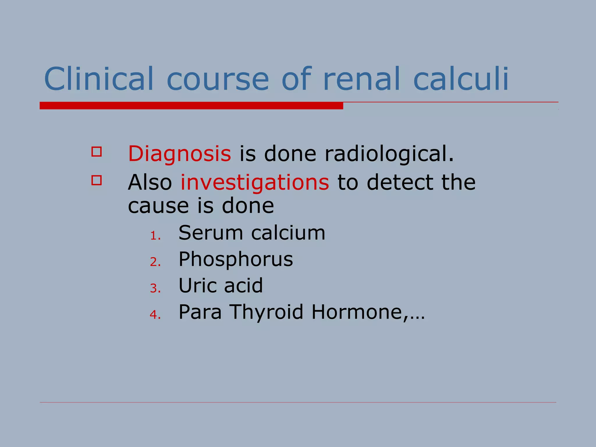 Renal calculi and hydronephrosis | PPT