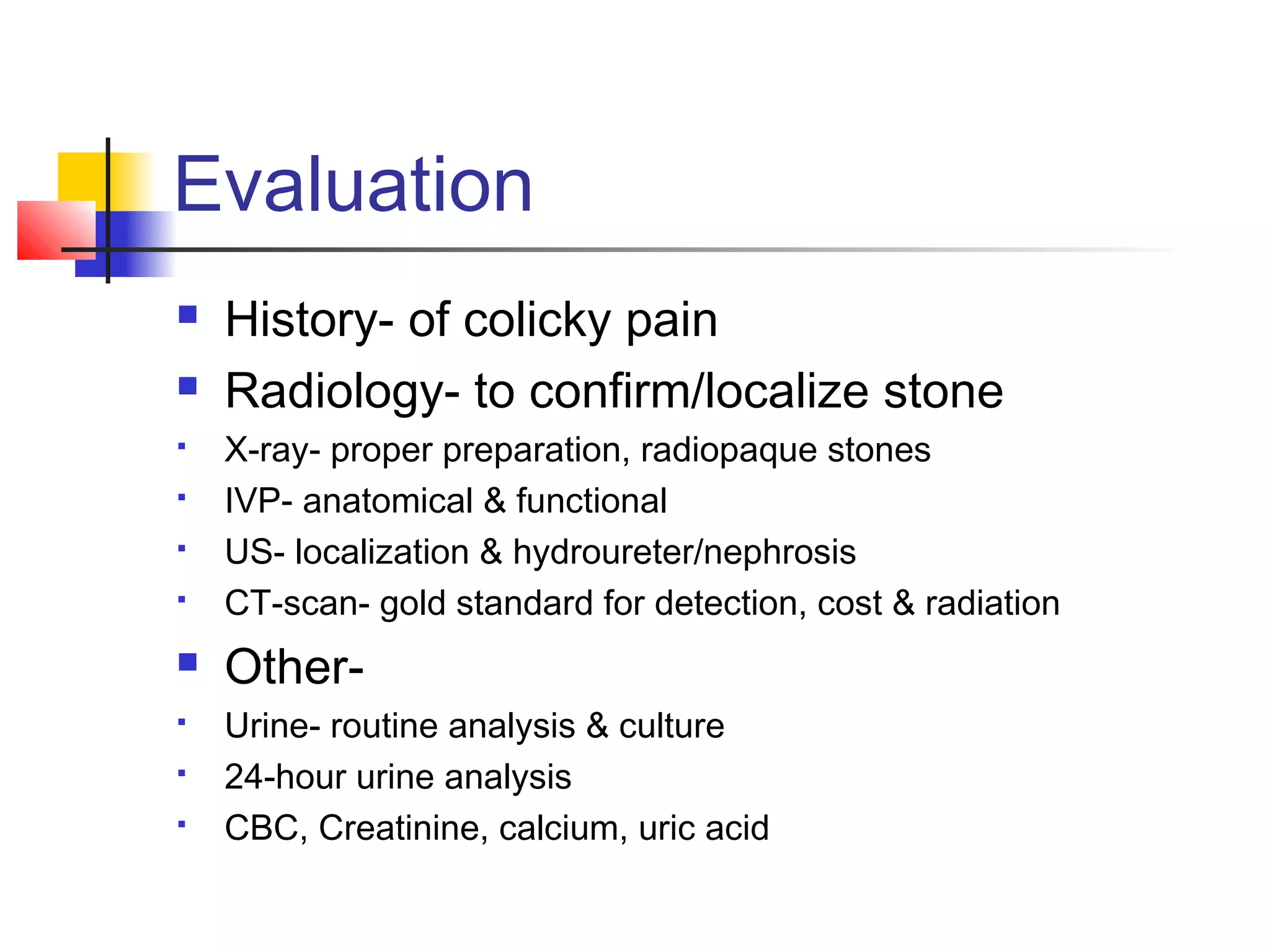 Renal calculus disease | PPT