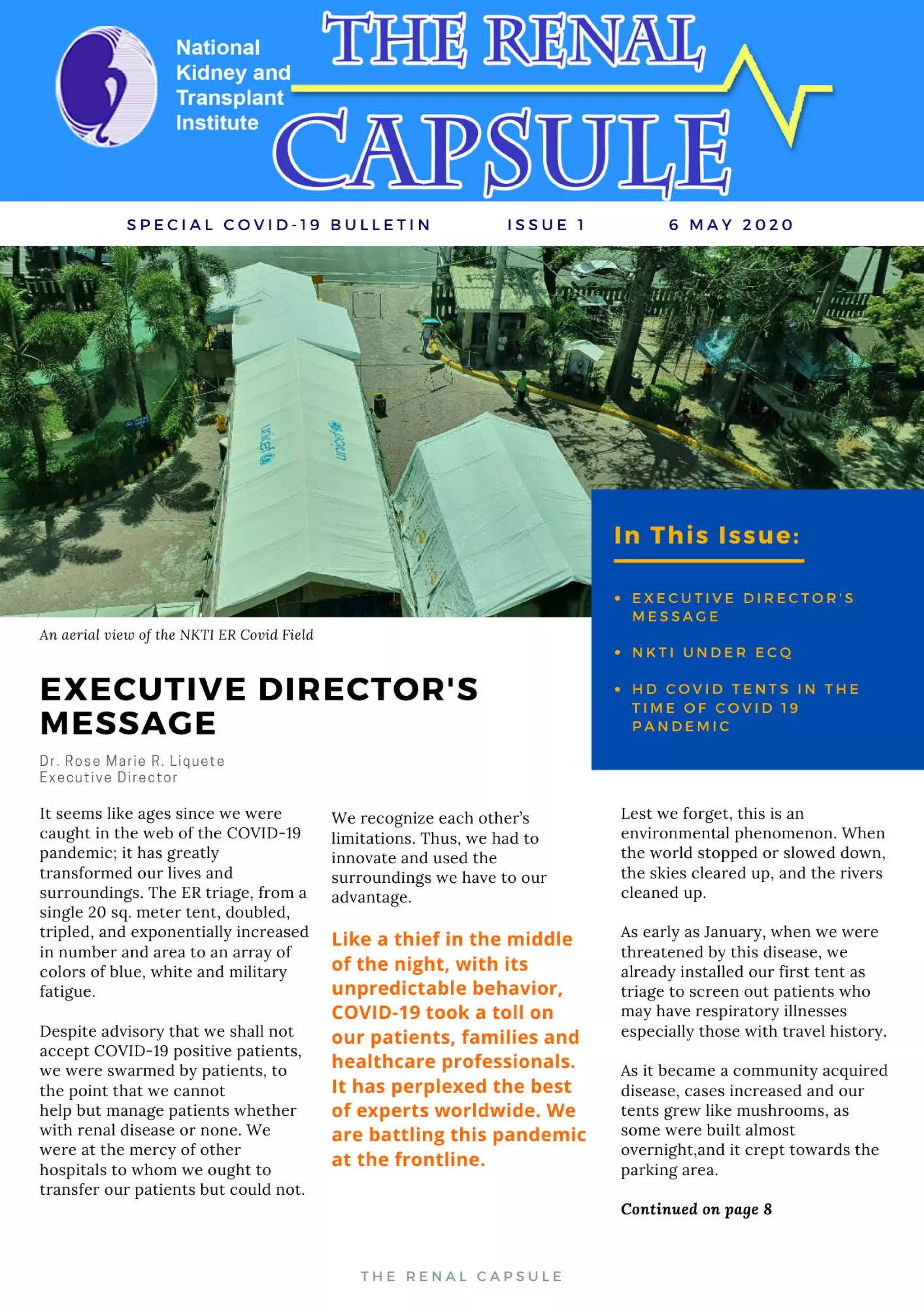 Renal Capsule Issue I | PDF