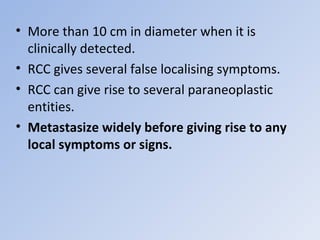 Renal cell carcinoma | PPT