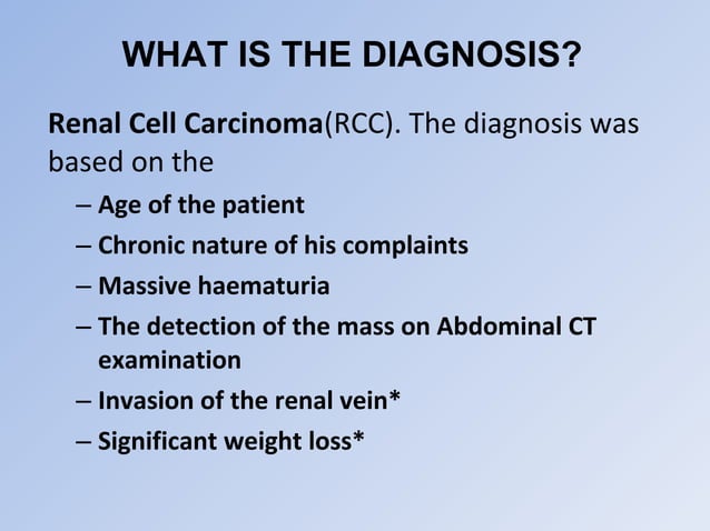 Renal cell carcinoma | PPT