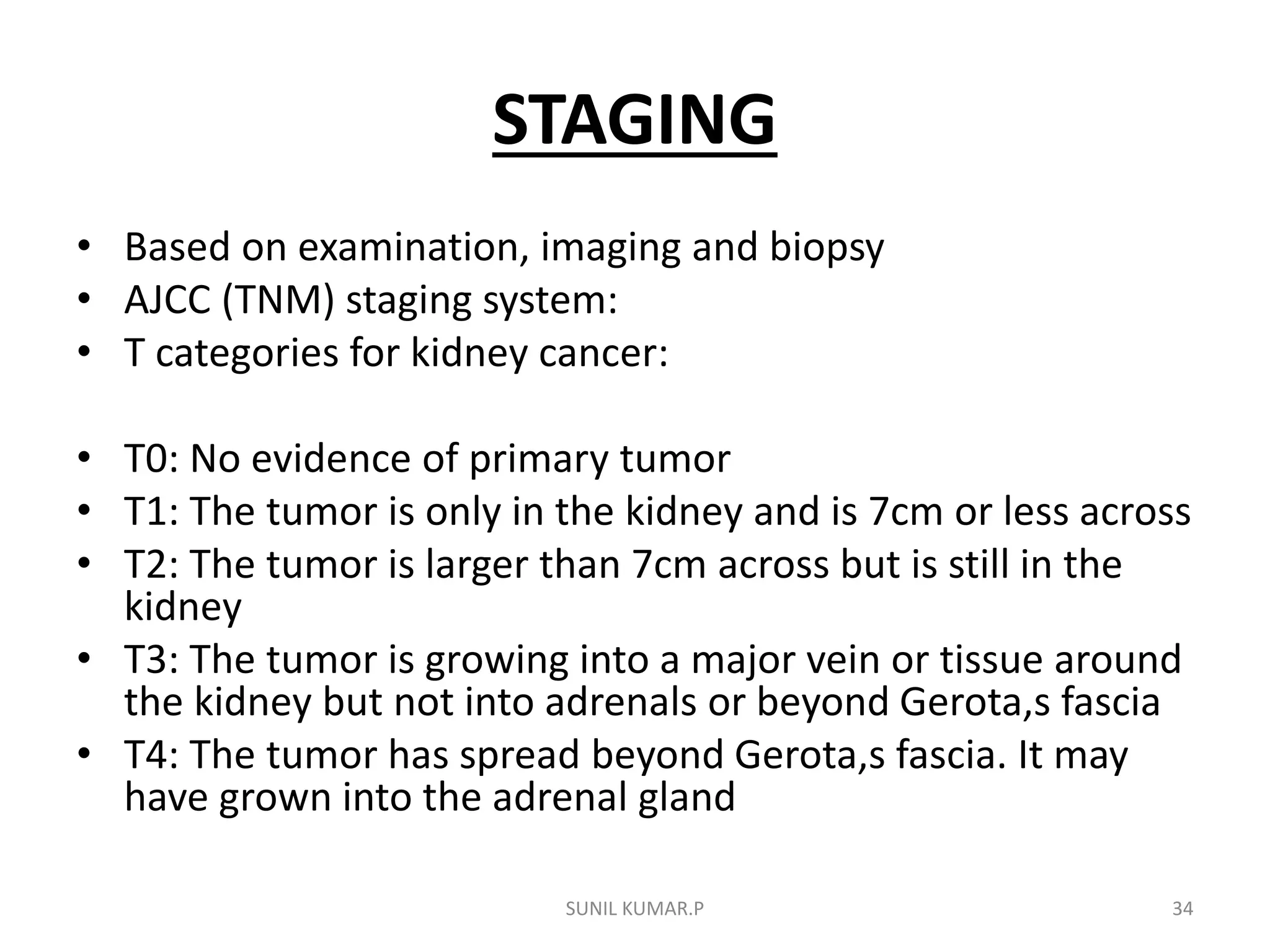 Renal cell carcinoma | PPTX