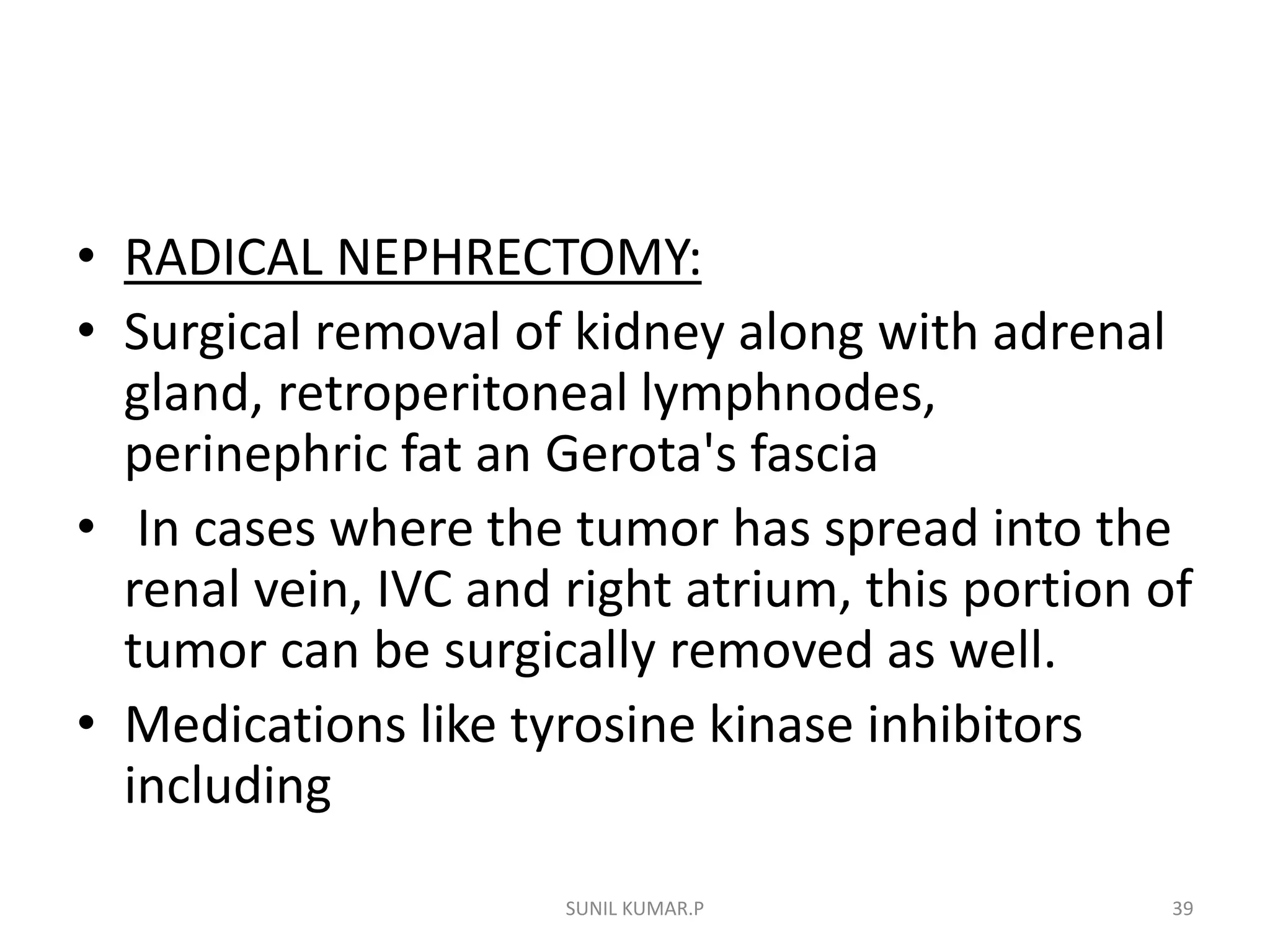 Renal cell carcinoma | PPTX