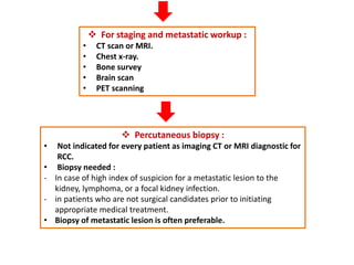 Renal cell carcinoma | PPT