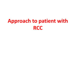 Renal cell carcinoma | PPT