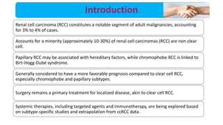 Renal cell carcinoma | PPTX