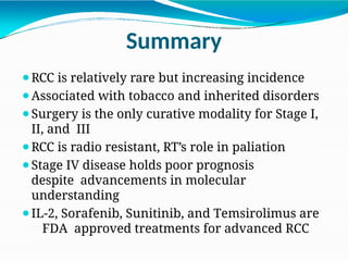 RENAL CELL CARCINOMA PATHOGENESIS AND CLASSIFICATION | PPTX