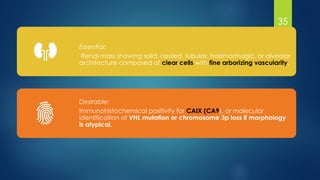 RENAL CELL TUMOR PART-1 ( recent updates) | PPTX