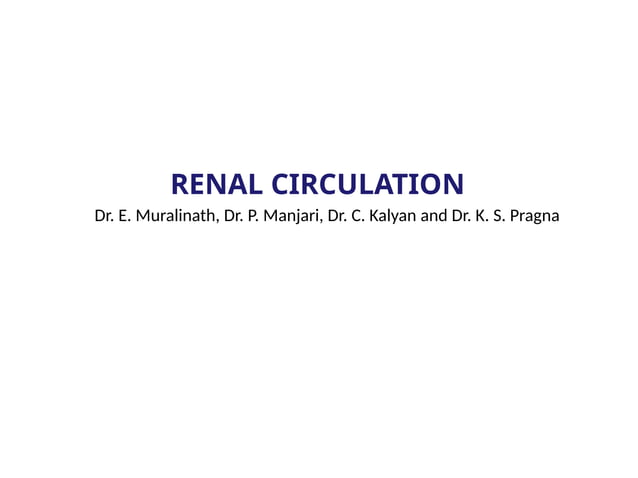 RENAL CIRCULATION-, counter current mechanism, counter current ...