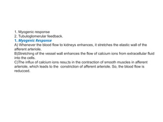 RENAL CIRCULATION-, counter current mechanism, counter current ...