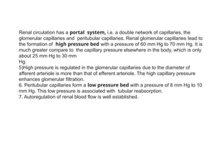 RENAL CIRCULATION-, counter current mechanism, counter current ...