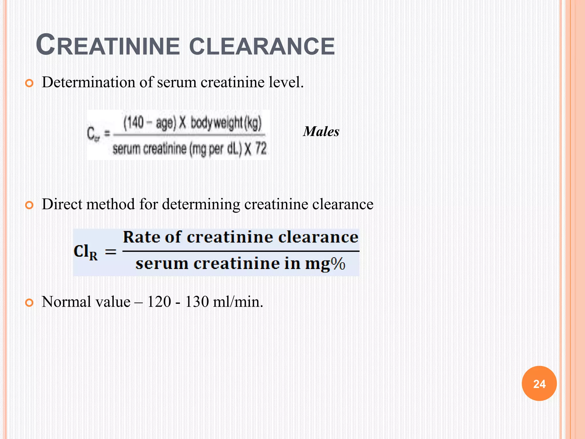 Renal clearance | PPTX