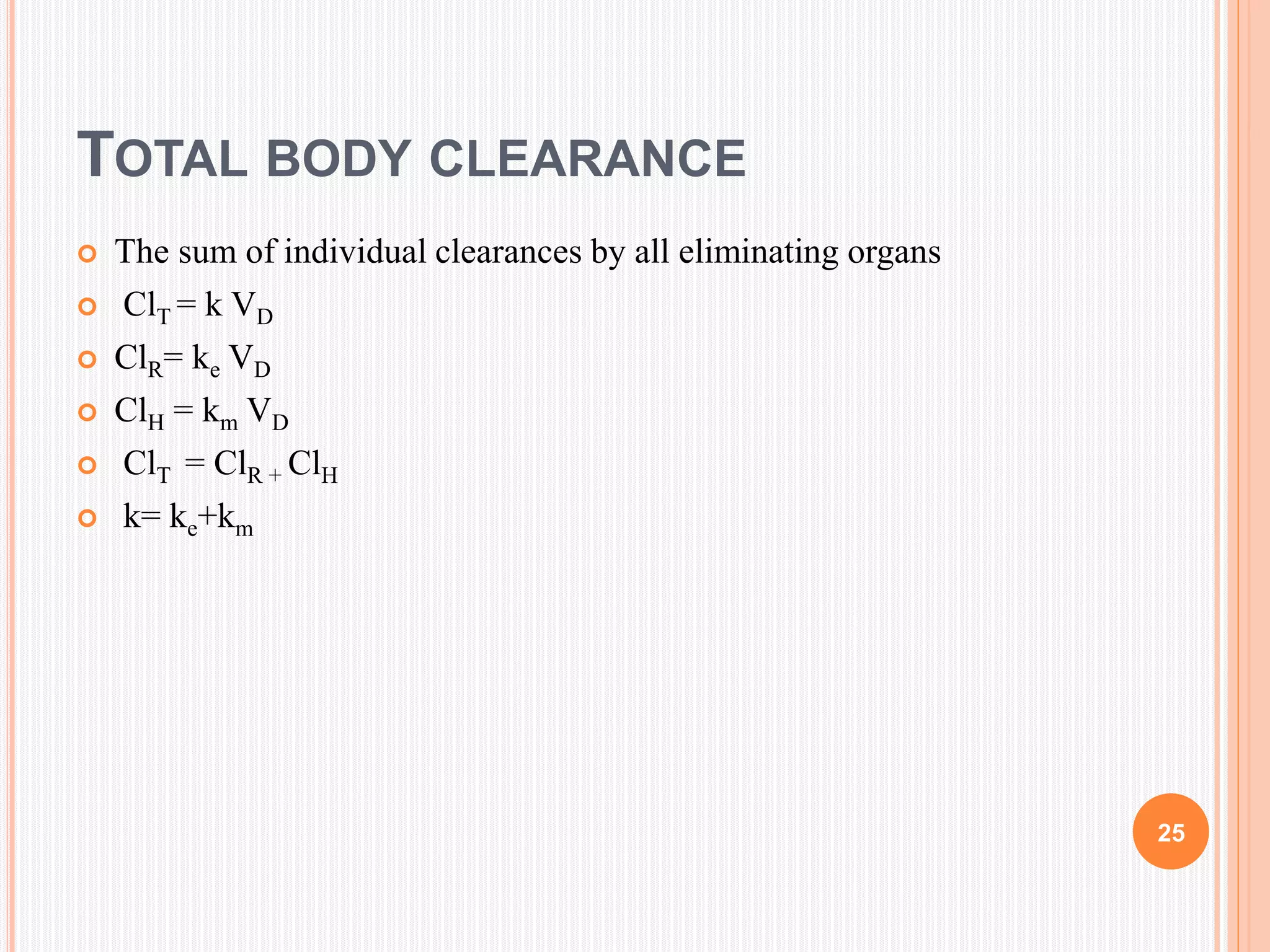 Renal clearance | PPTX