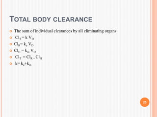 Renal clearance | PPTX