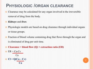 Renal clearance | PPTX