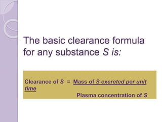 Renal clearance and pH balance | PPTX