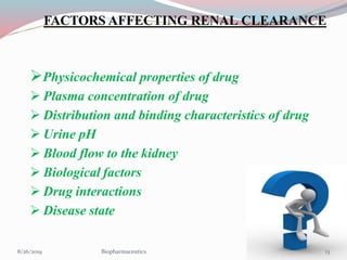Renal clearance 2k19 08-26 | PPT