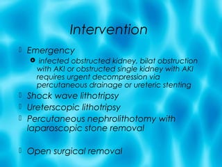 Renal Colic Investigation and Management | PPT