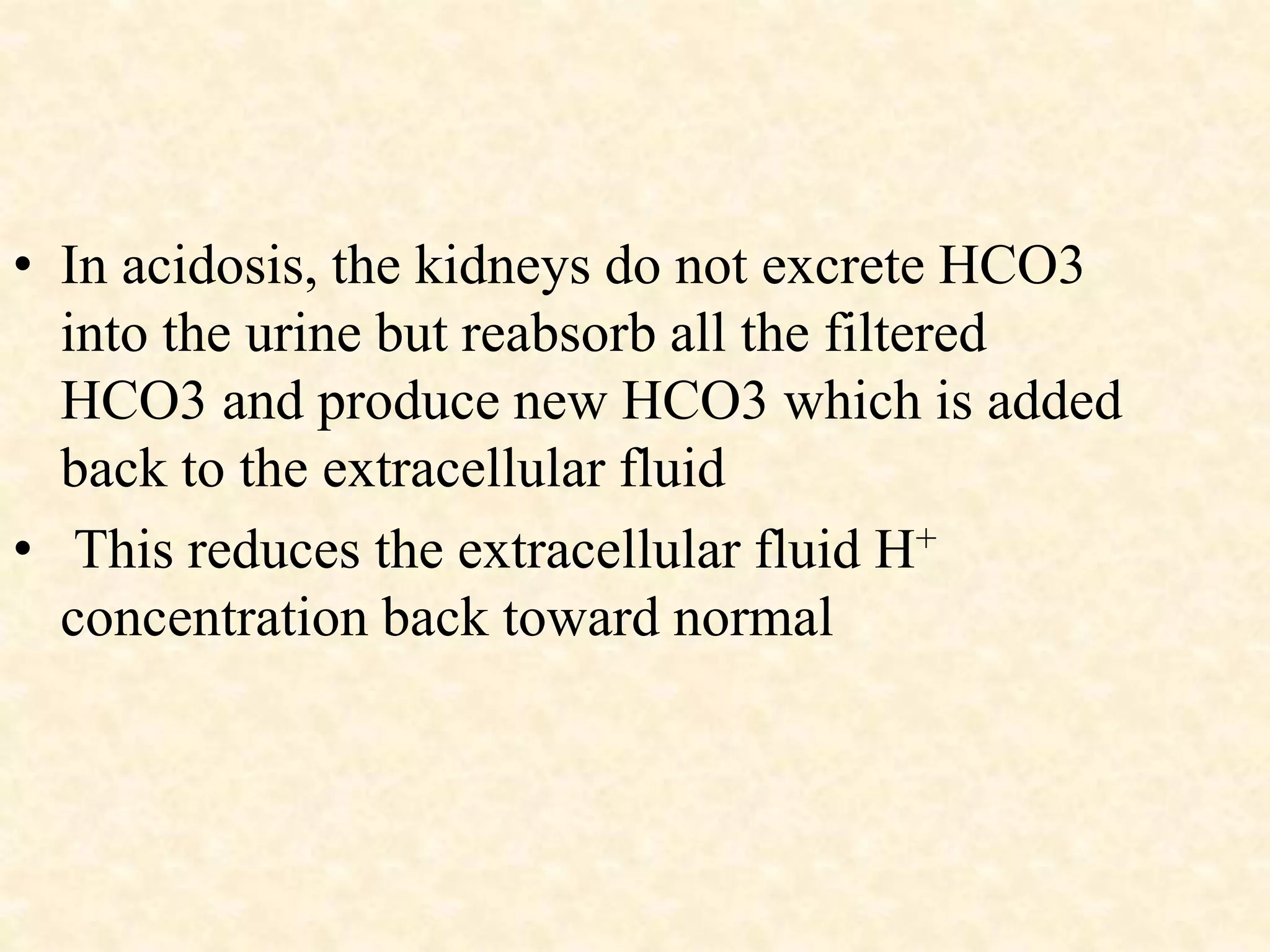 Renal control of acid base balance | PPTX