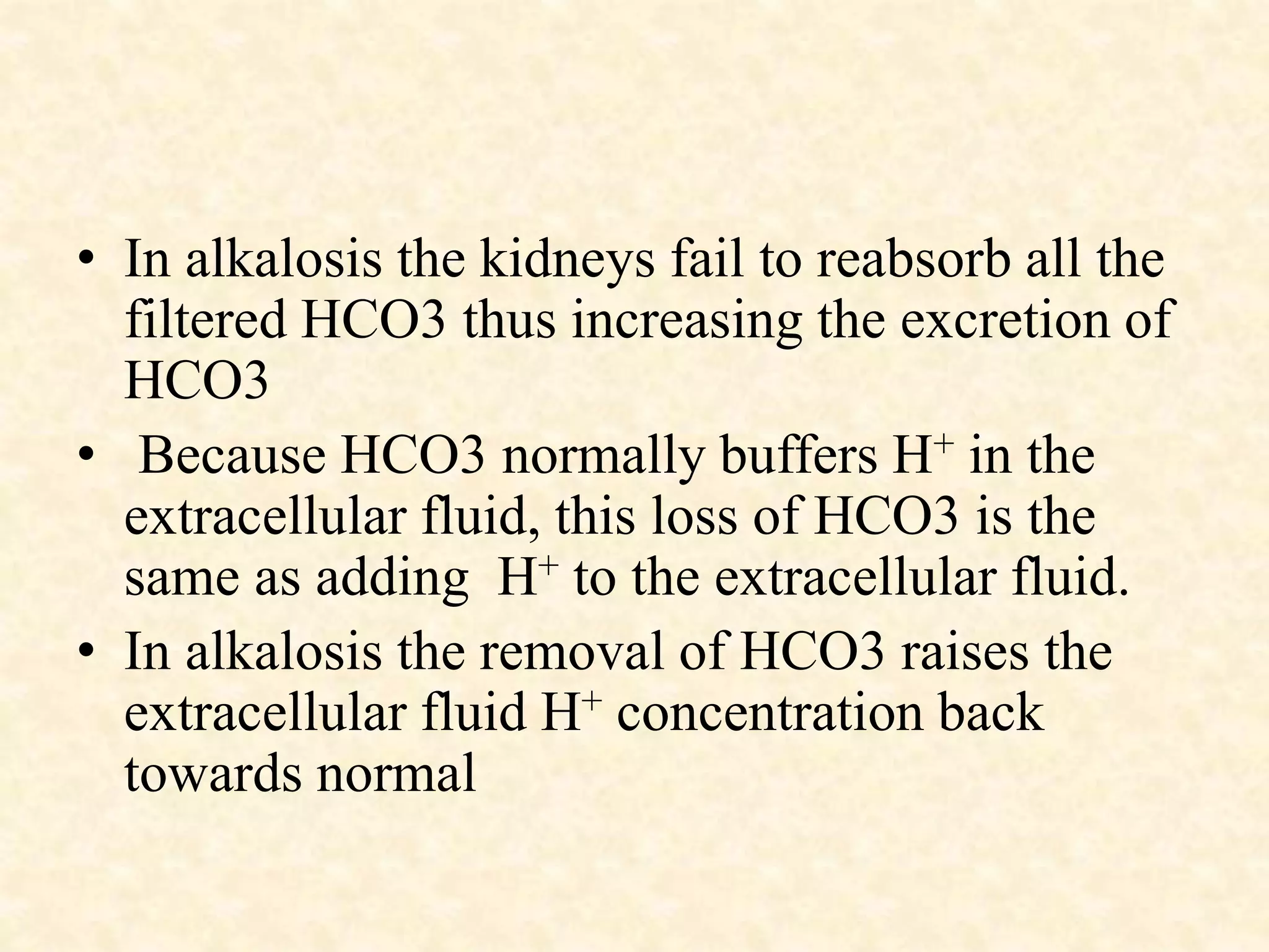 Renal control of acid base balance | PPTX
