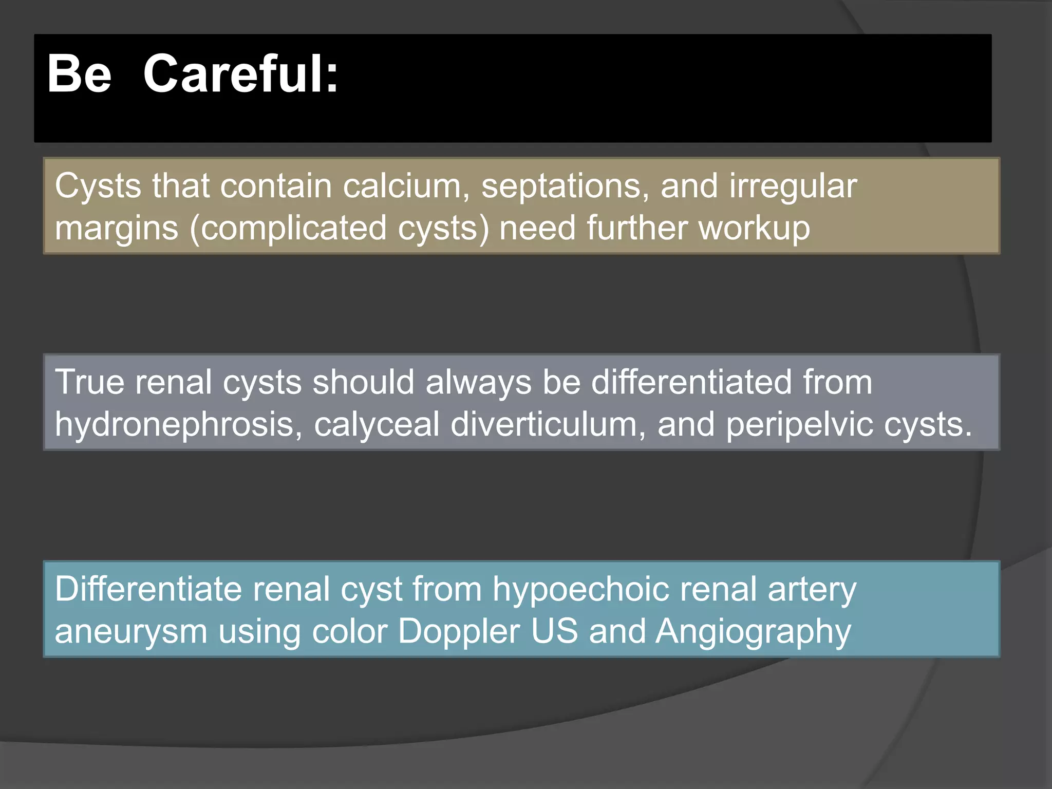 Renal cyst / Classification of Renal Cyst | PPTX