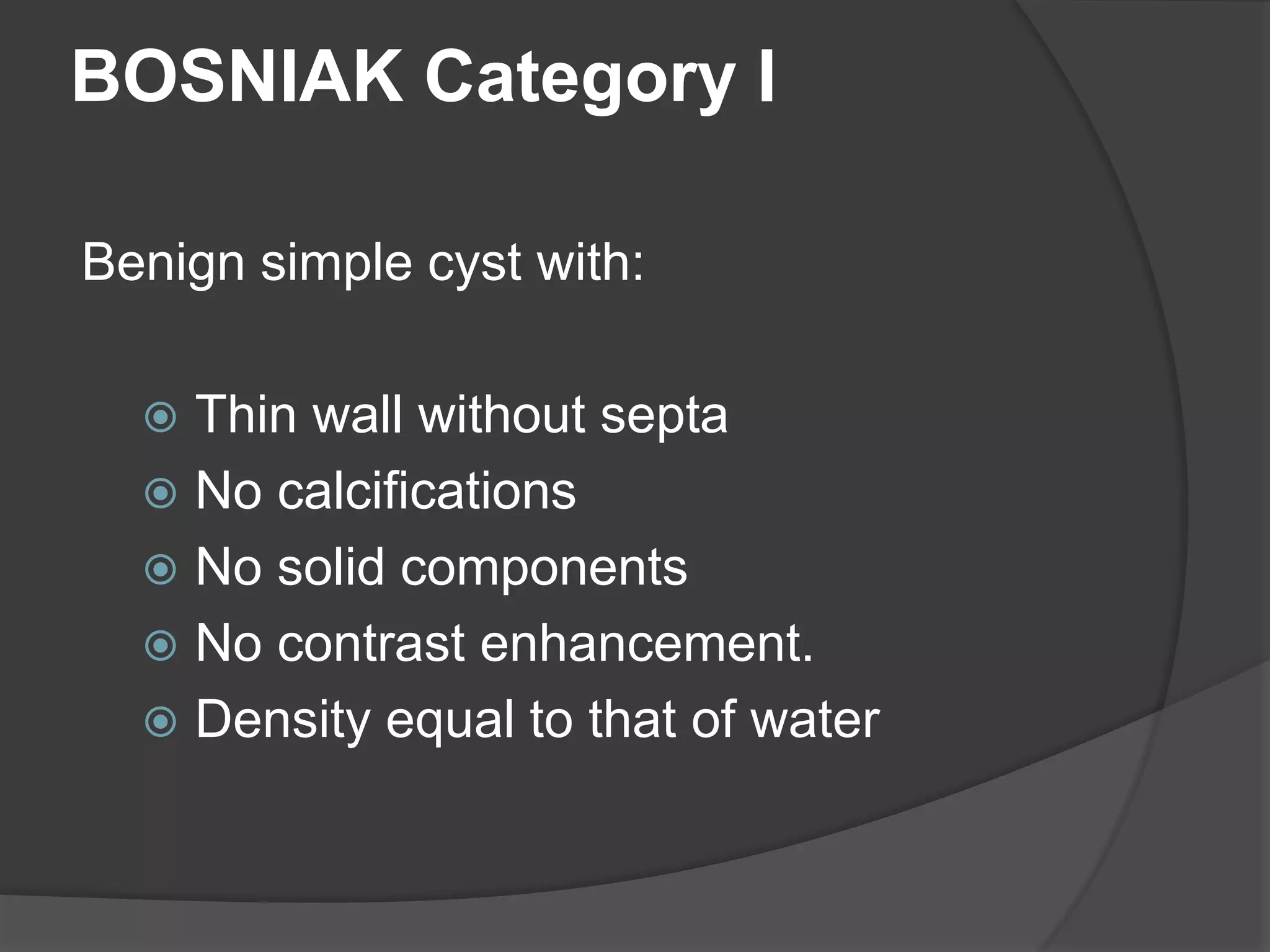 Renal cyst / Classification of Renal Cyst | PPTX