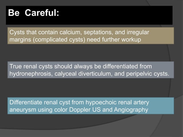 Renal cyst / Classification of Renal Cyst | PPTX
