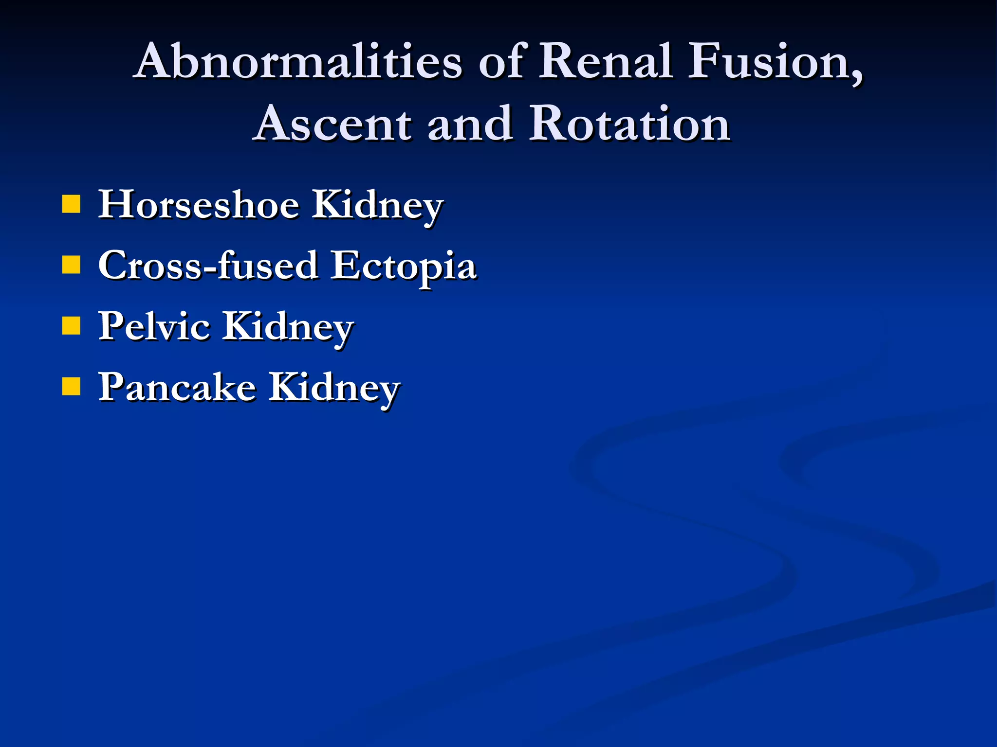 Renal Development Dysplasia 2 | PPT