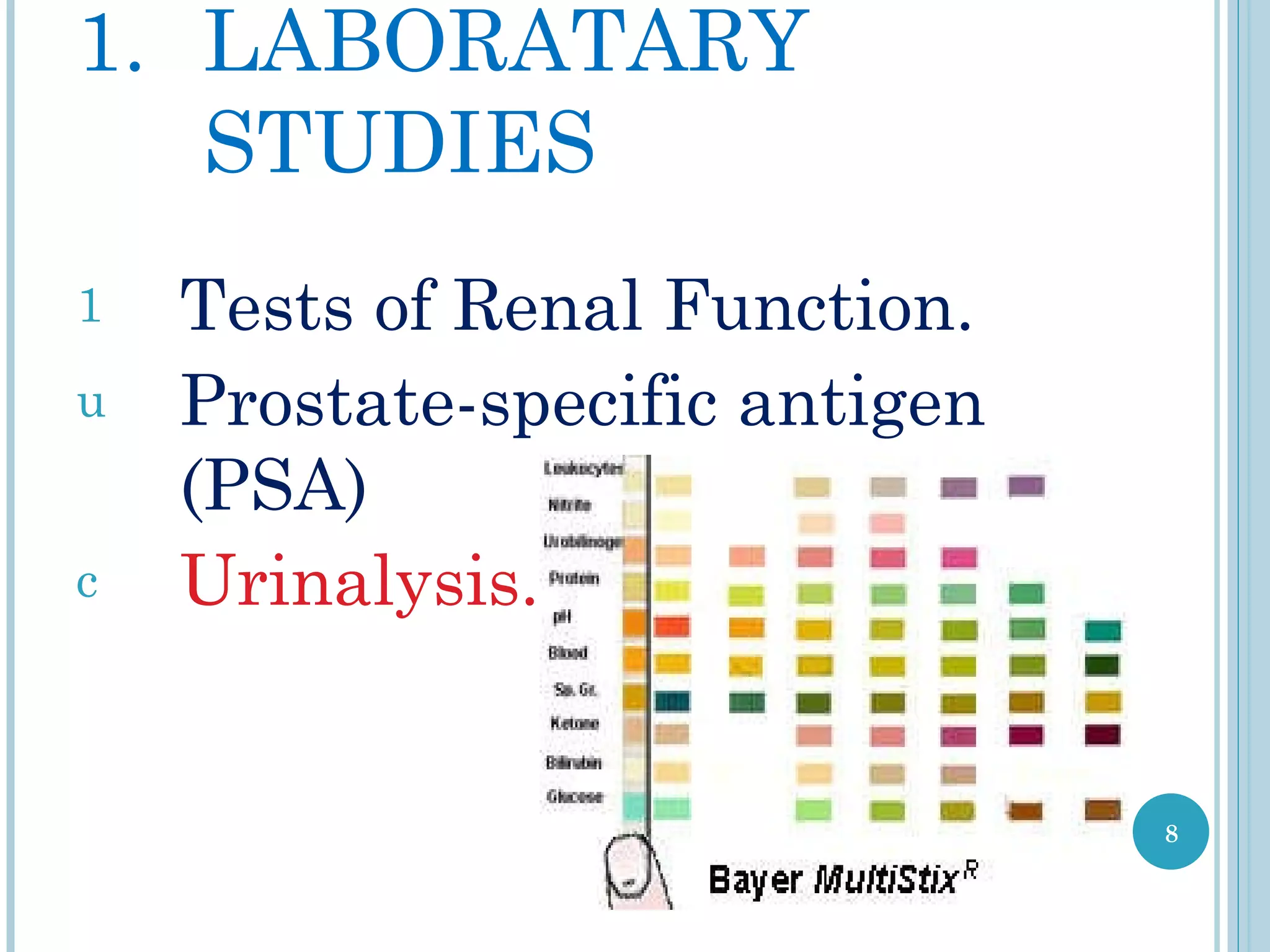 Renal Diagnostic Tests OR Investigations | PPT