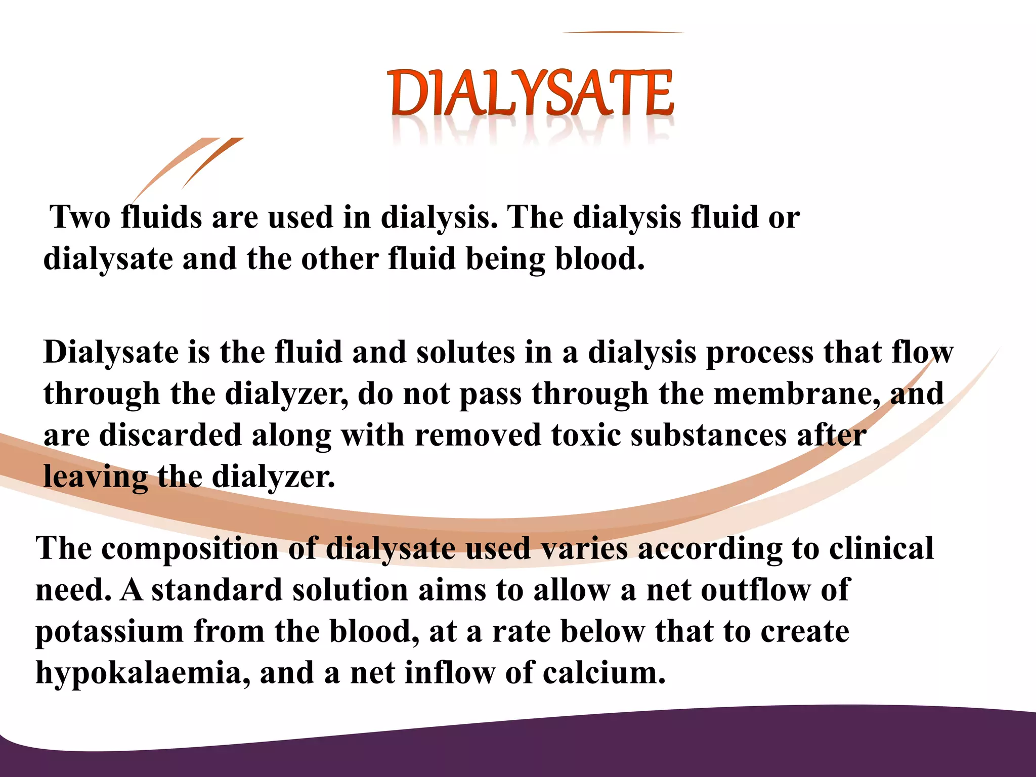 Renal dialysis | PPTX