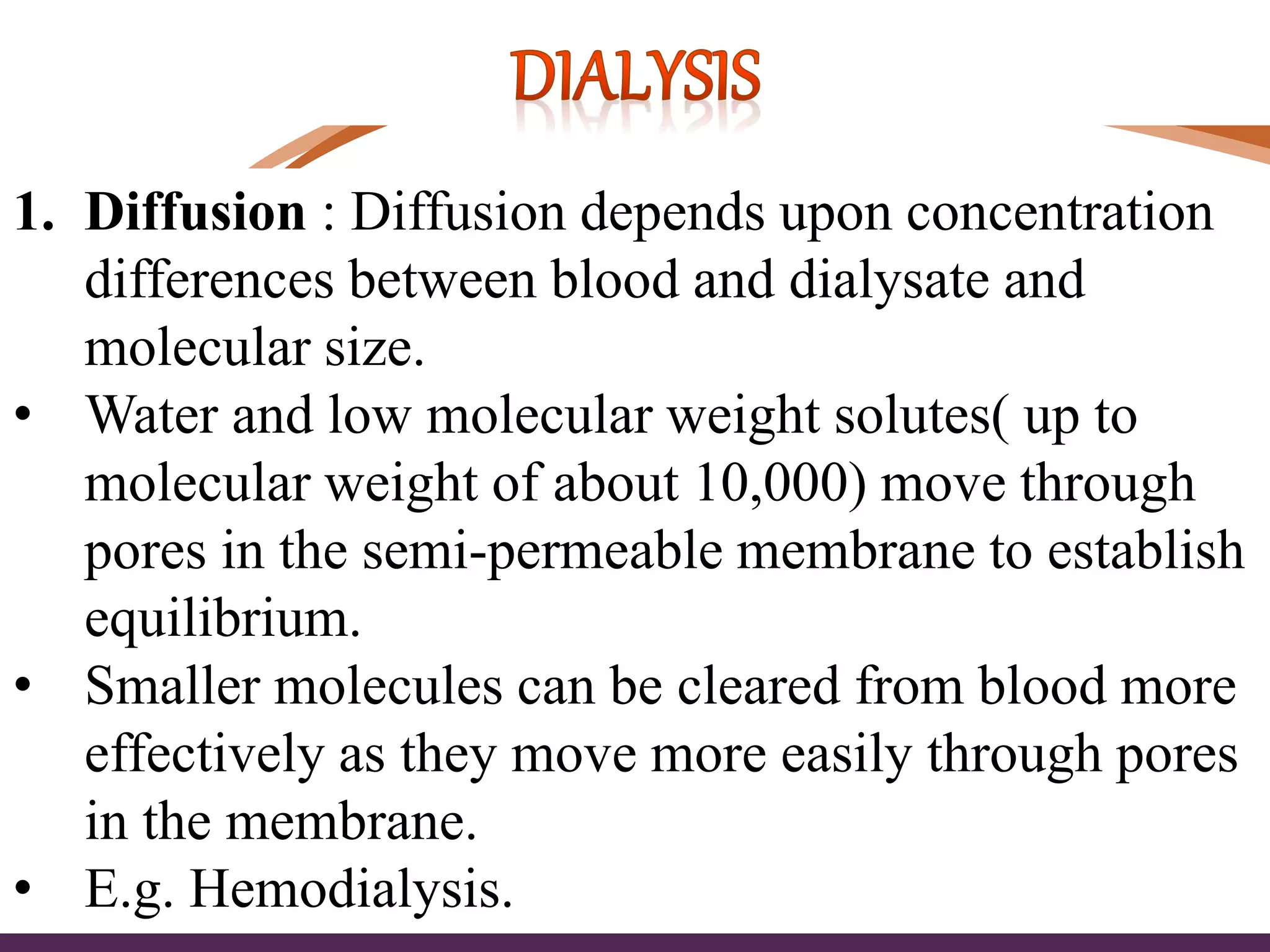 Renal dialysis | PPTX