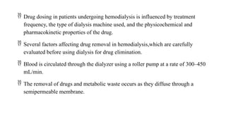 RENAL DIALYSIS. Pharmacotherapeutics.pptx