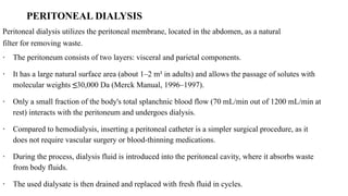 RENAL DIALYSIS (1).pptx PHARMACOTHERAPEUTICS | PPT
