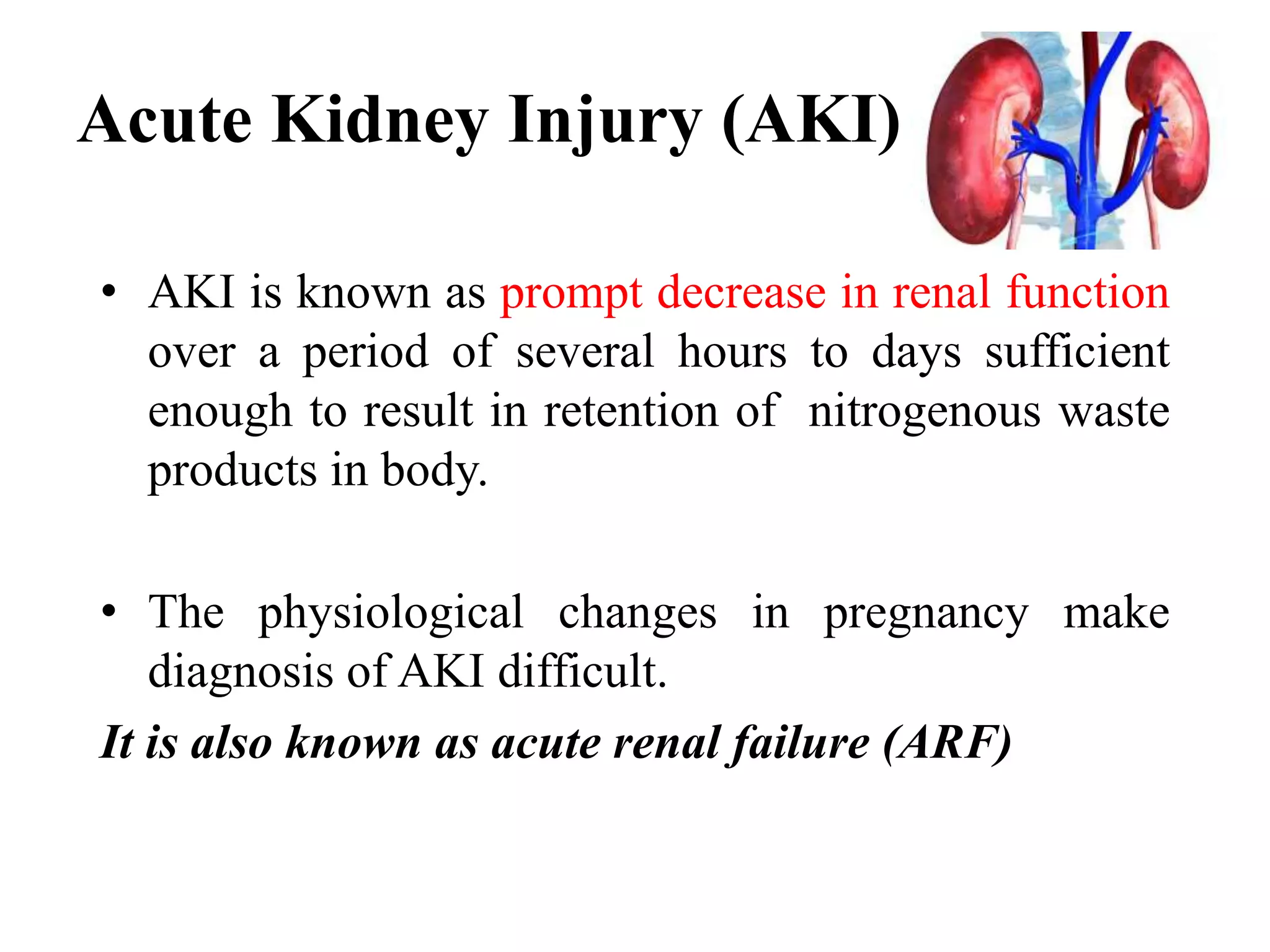 Renal disease during pregnancy | PPTX
