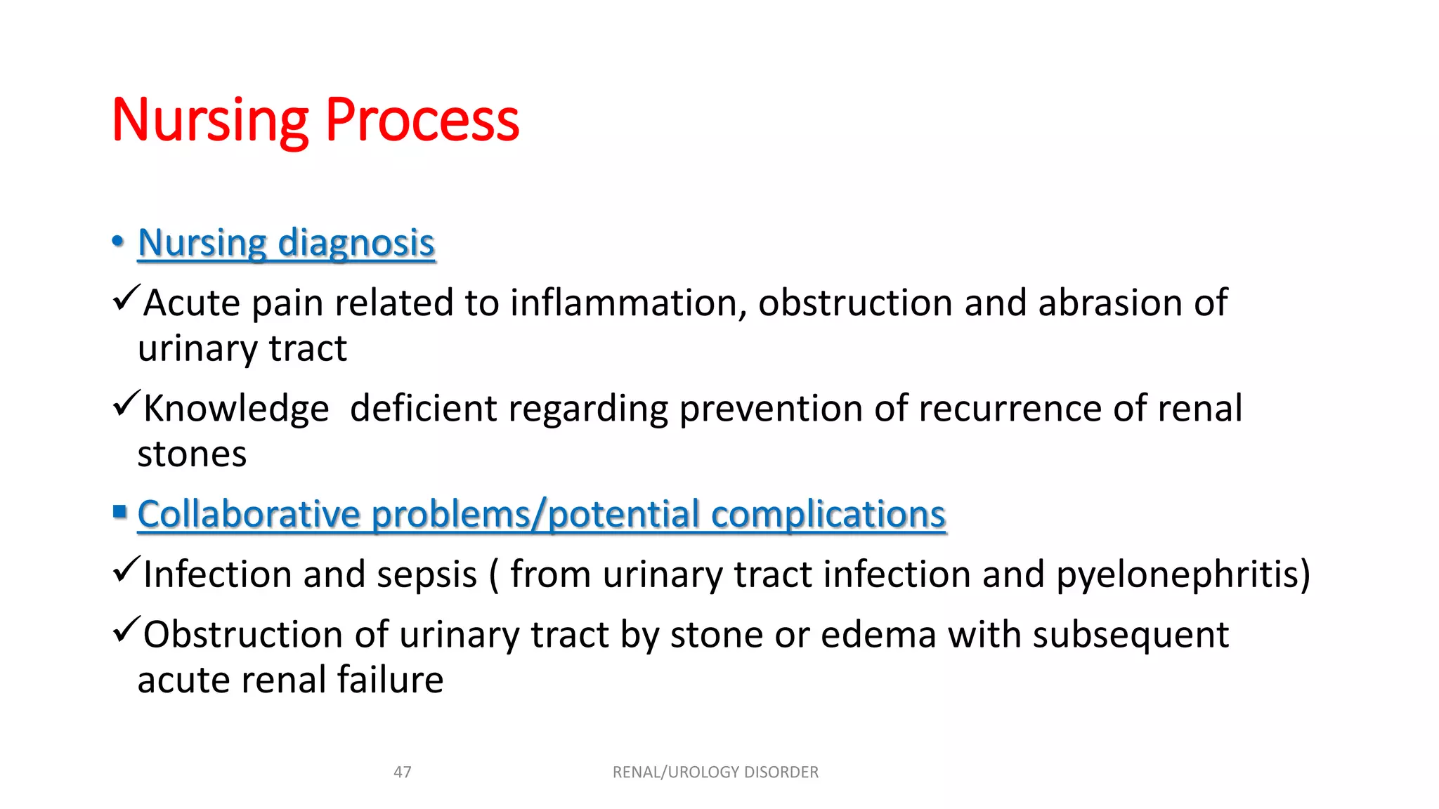 Renal disorder 2 | PPT