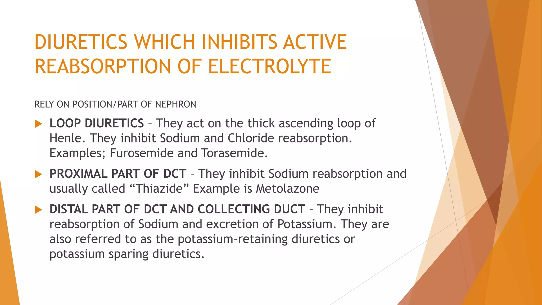Renal Diuretics | PPTX