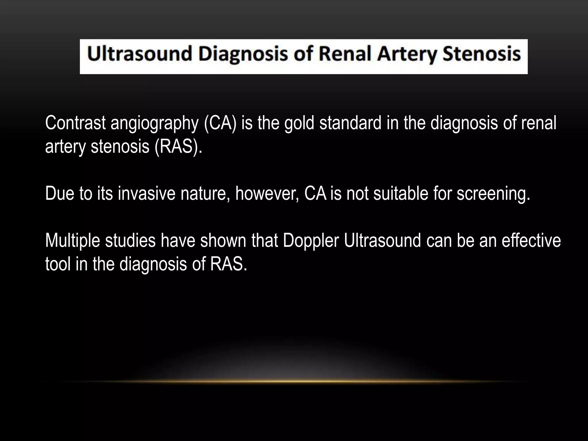 Renal doppler usg | PPTX