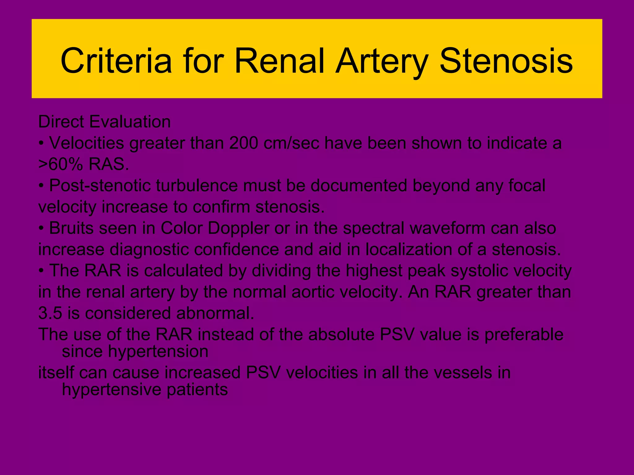 Renal doppler ultrasound | PPT