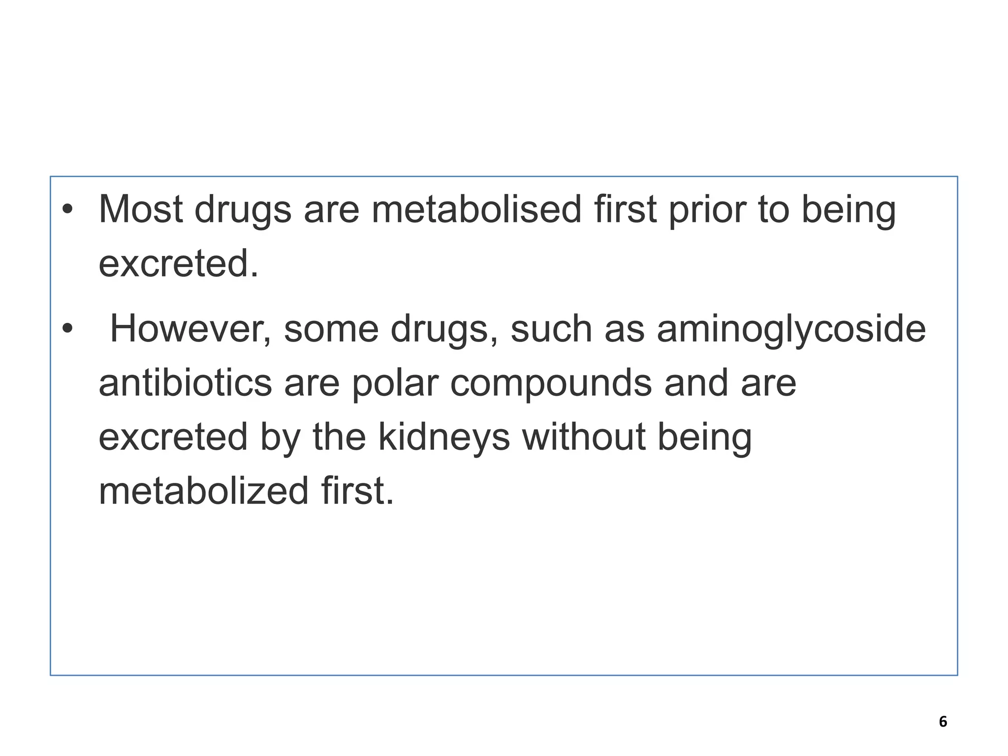 Renal drug excretion | PPTX