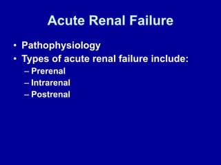 Renal failure | PPT
