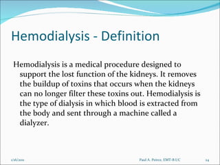 Renal failure and dialysis | PPT