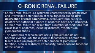 Renal failure | PPTX