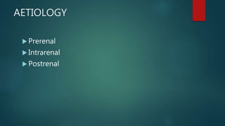 RENAL FAILURE | PPT
