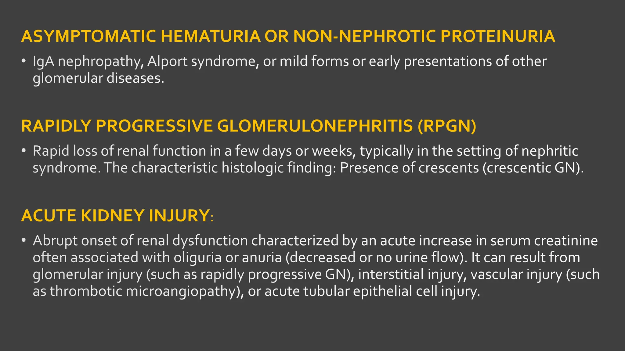 RENAL FAILURE - Clinical Syndromes, Acute and Chronic Renal Failure | PPTX