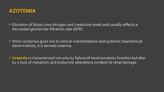 RENAL FAILURE - Clinical Syndromes, Acute and Chronic Renal Failure ...