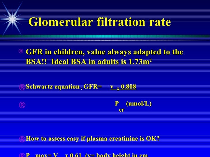 Renal Functions In Children
