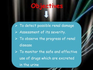 Renal function test | PPT