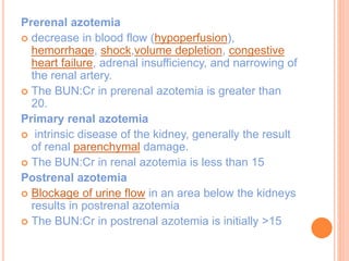 Renal function test | PPTX